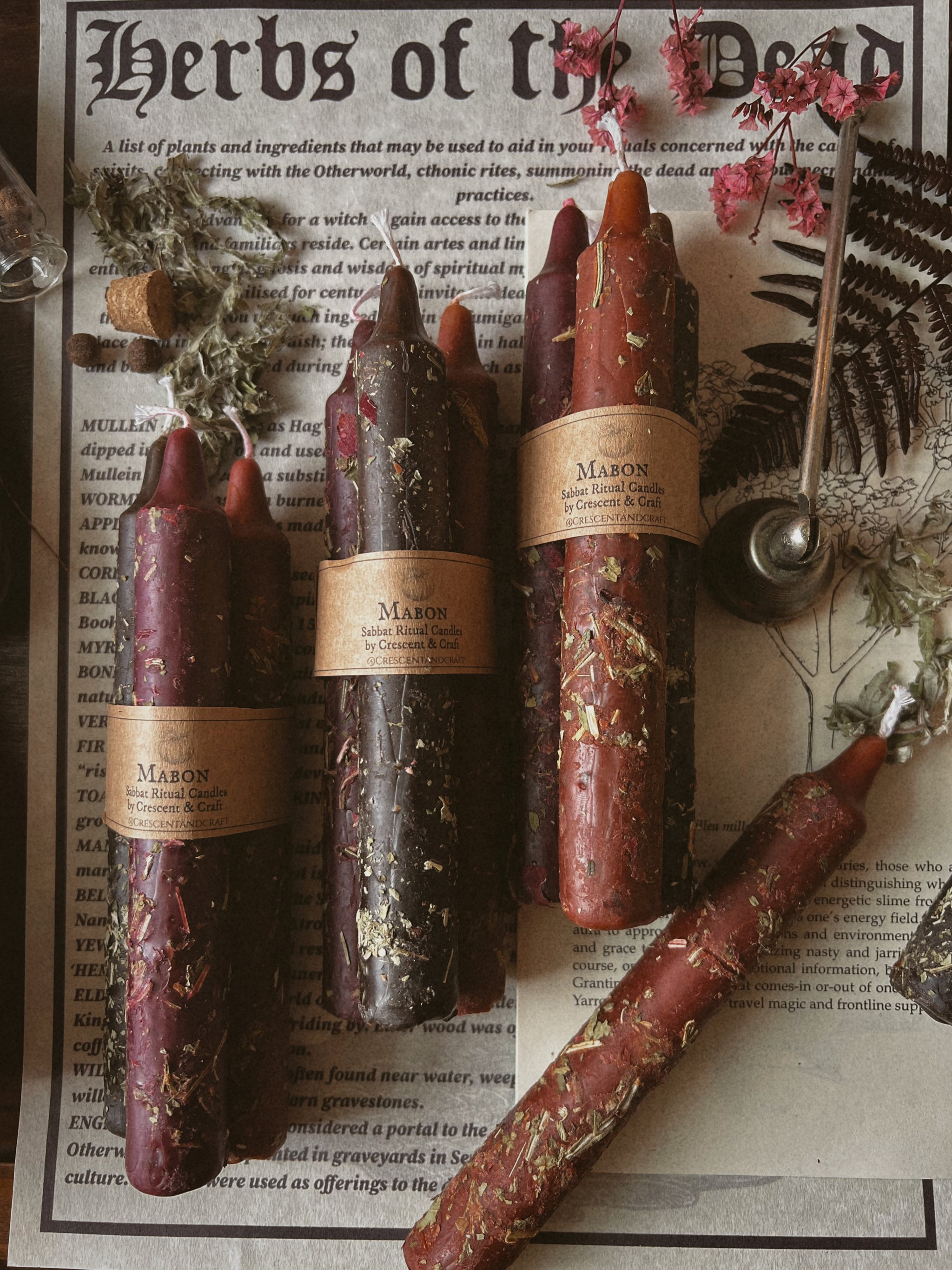 Sabbat Ritual Candles – Crescent & Craft