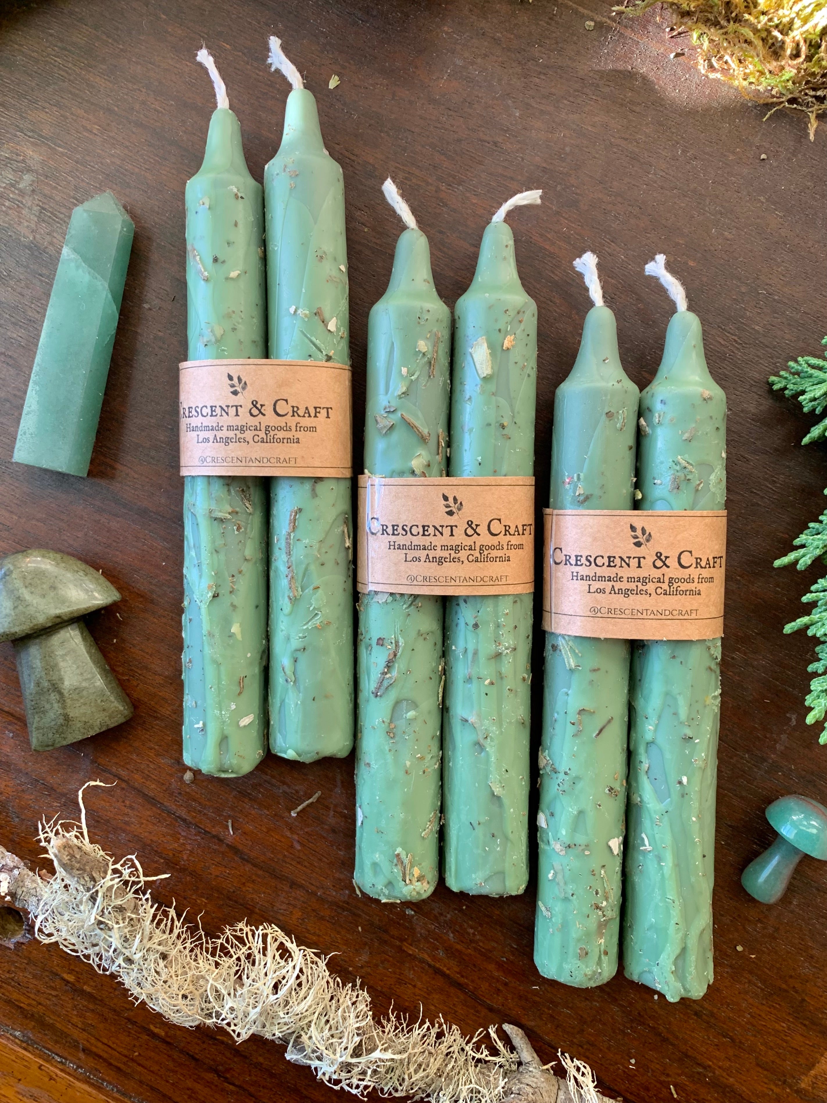 Altar Ritual Candles – Crescent & Craft